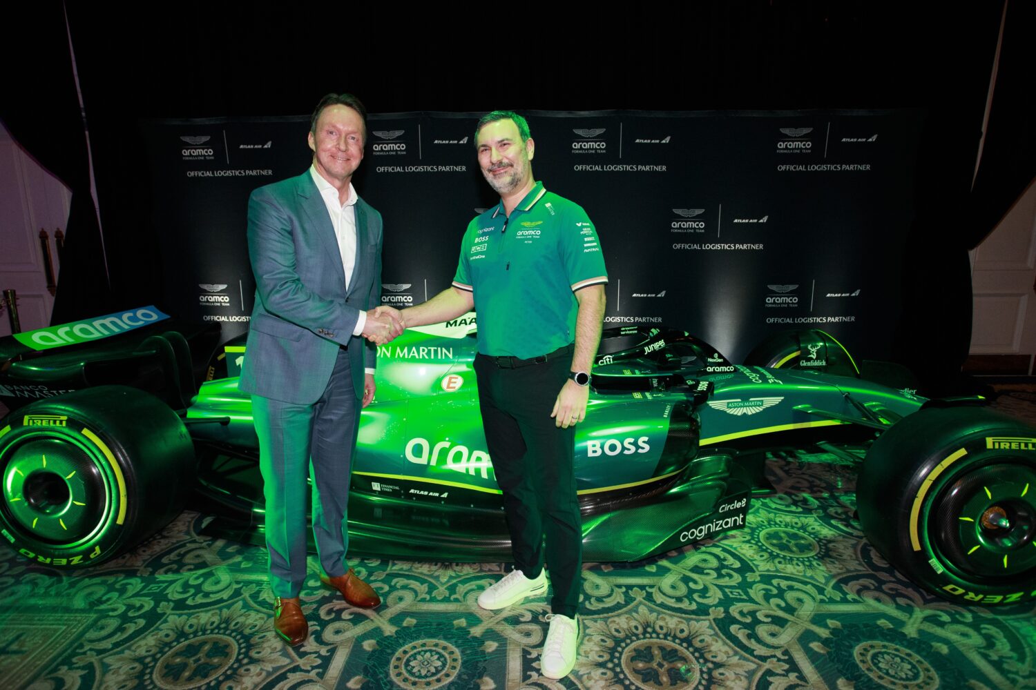 Aston Martin Aramco Takes Flight with Atlas Air Worldwide as Official ...