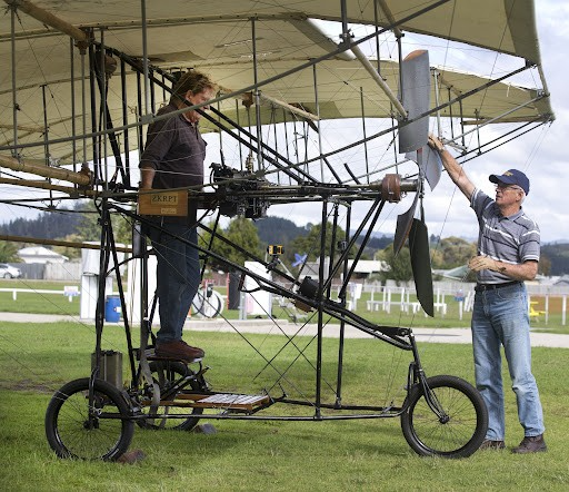 The two stoke, two cylinder inline motor that he invented is about to ...